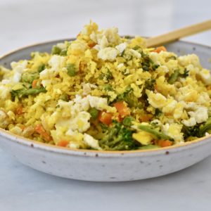 Golden Egg Fried Cauli Rice - Glow by Marlowe