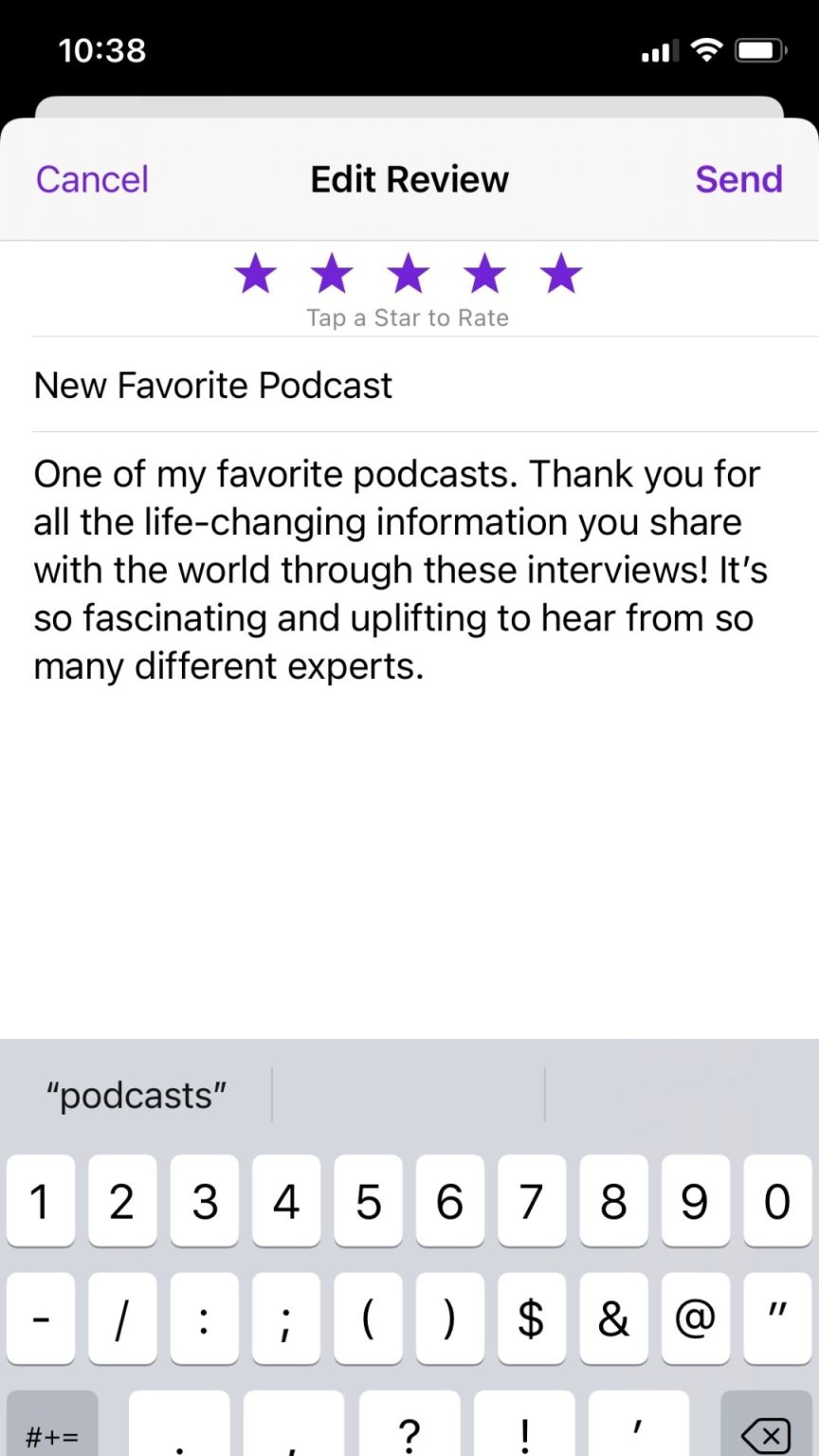 How to Write an iTunes Review - Glow by Marlowe