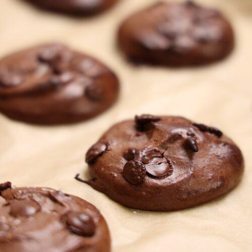 Double Dark Chocolate Protein Cookies - The Acne Nutritionist Maria Marlowe